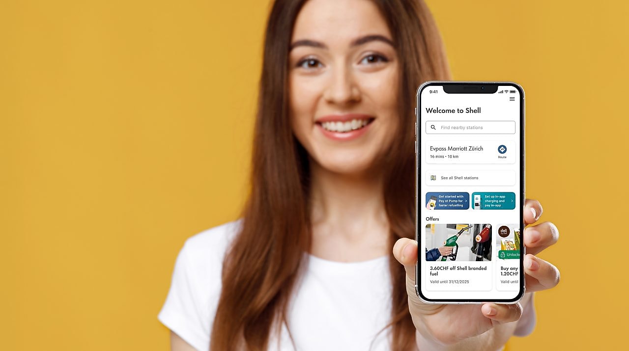 Recharge publique de VE avec l’application Shell | Shell France
